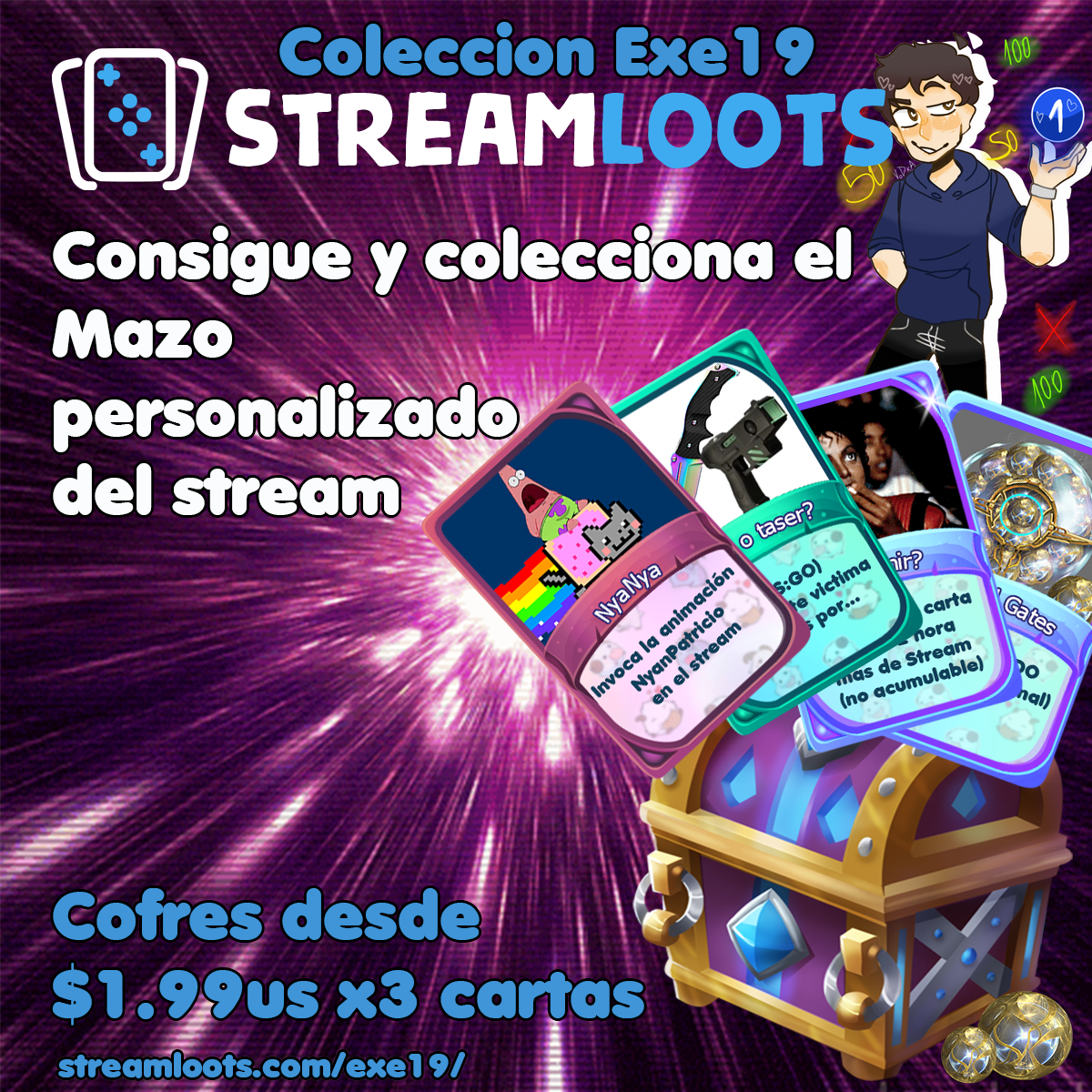 Streamloots | Interactúa conmigo | Exe19