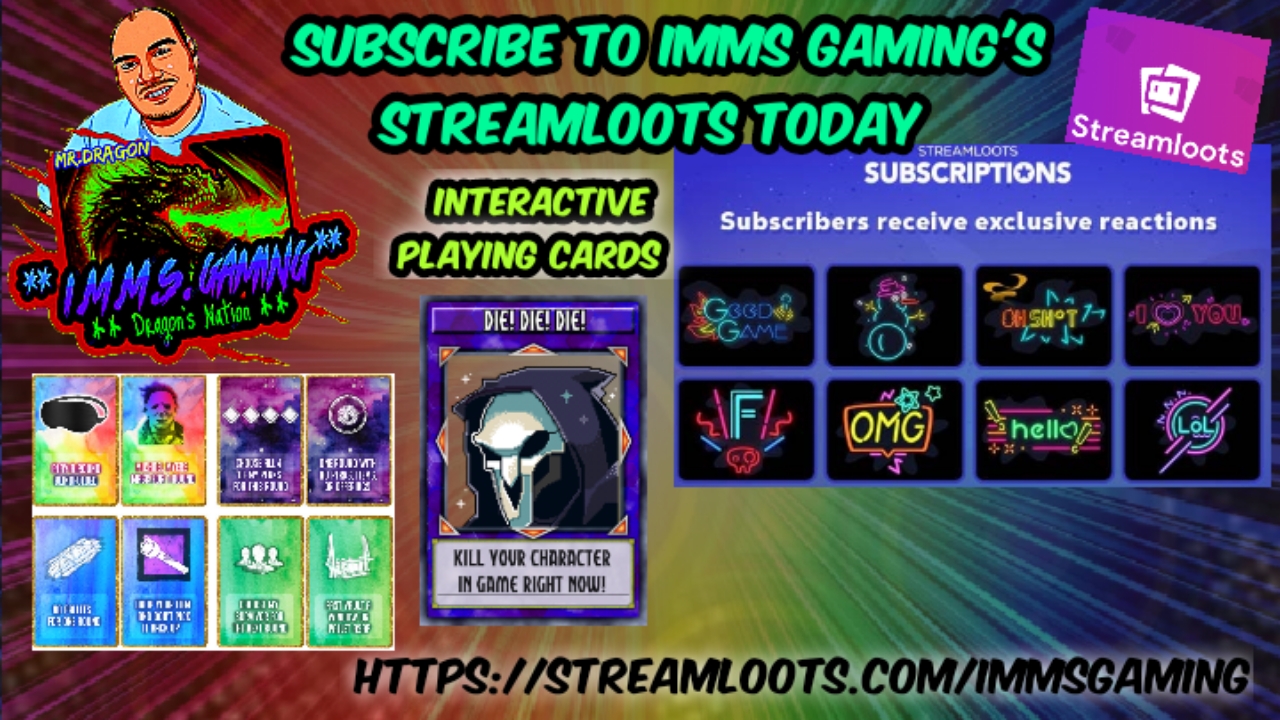 Streamloots | The best platform to support Immsgaming